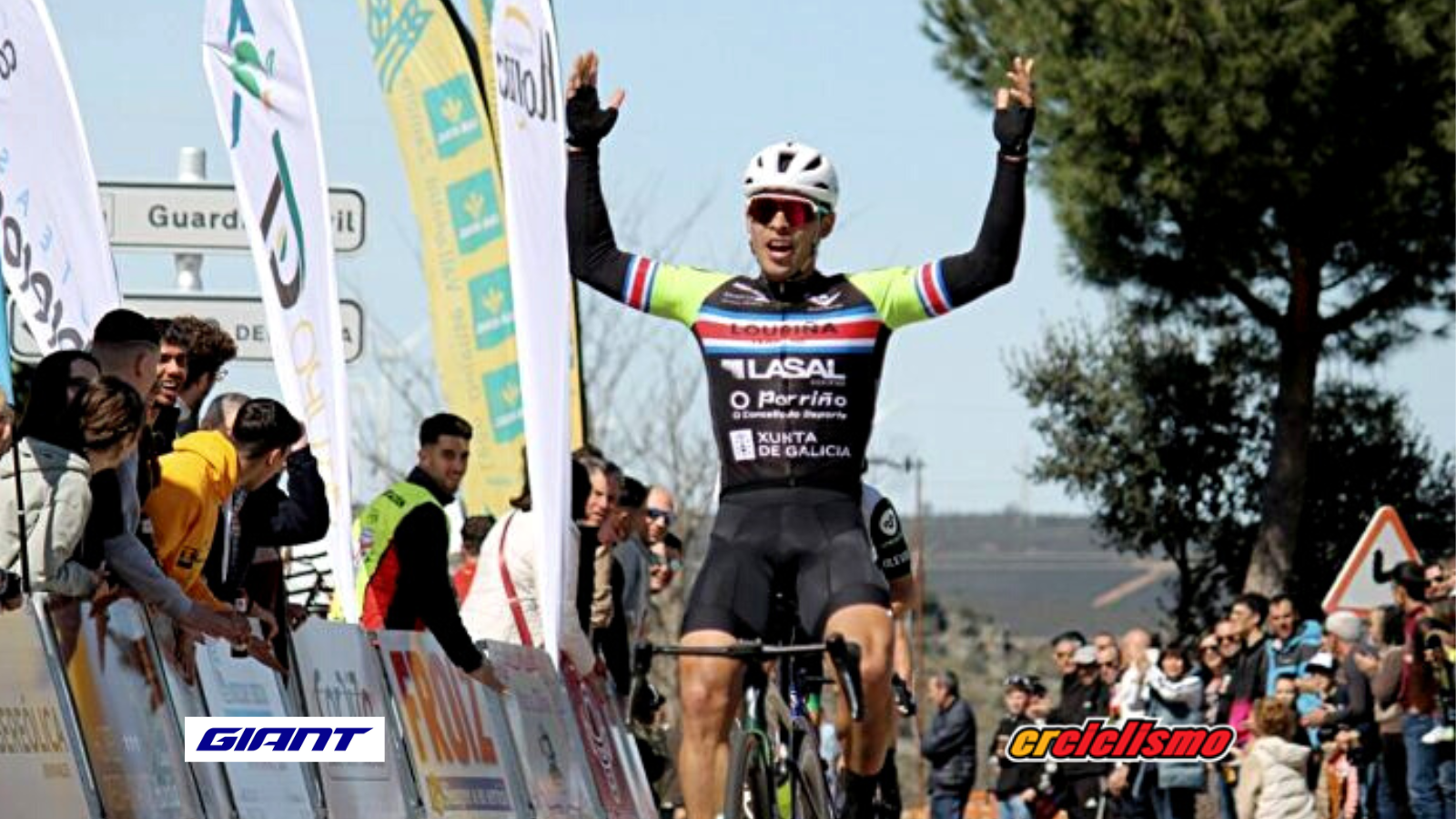 Jason Huertas celebra su primer éxito de temporada en España - CRCICLISMO