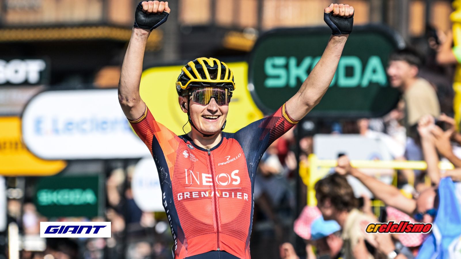 C. Rodríguez se sube al podio del Tour en una etapa que tuvo de todo.