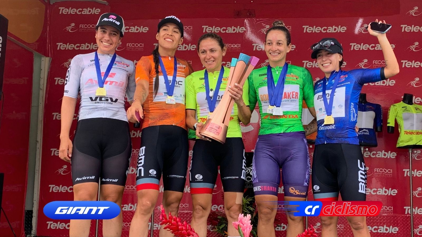 Esther Galarza, primera campeona ecuatoriana de la Vuelta a Costa Rica