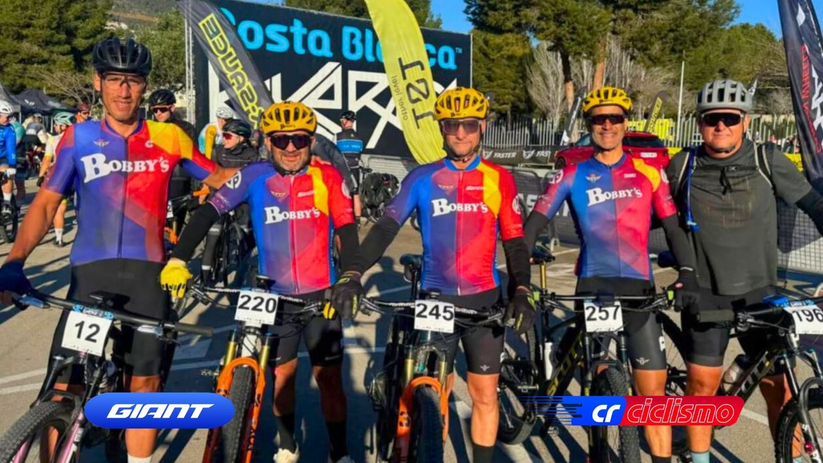 Marcos “caco” Azofeifa obtuvo el quinto lugar en la Costa Blanca Bike Race